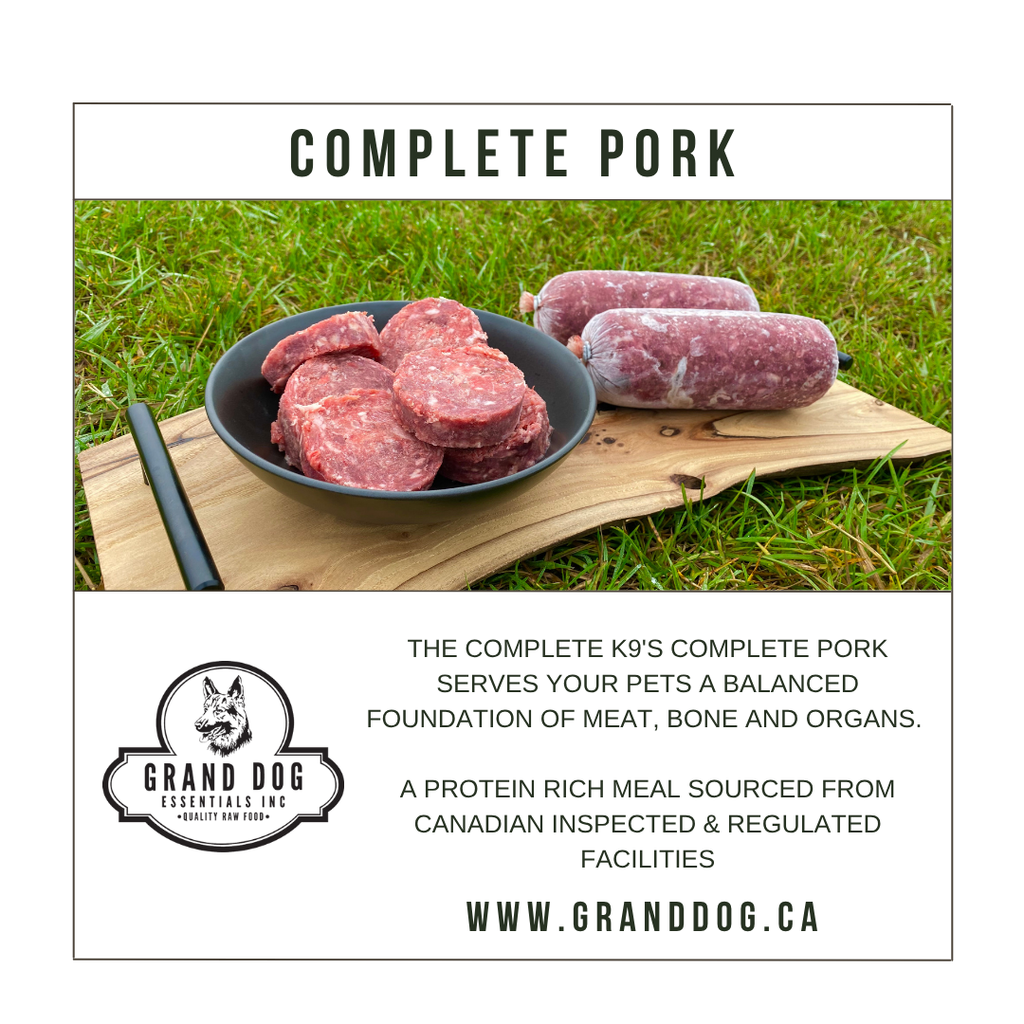 CK9 Complete Pork – Grand Dog Essentials