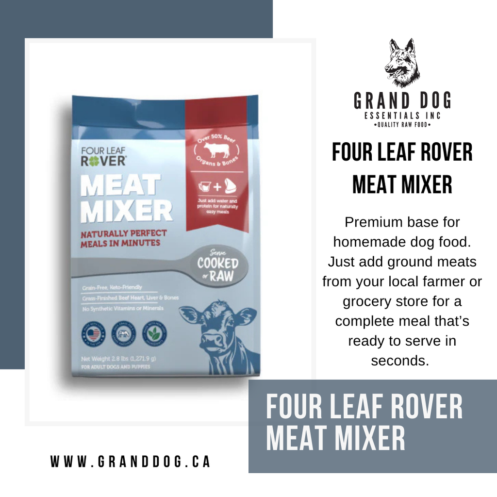 Meat Mixer by Four Leaf Rover | Homemade Dog Food Nutrition – Grand Dog Essentials