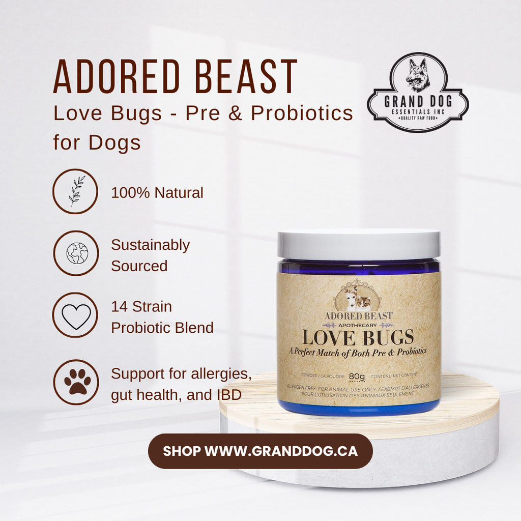 Adored Beast Love Bugs 80g – Grand Dog Essentials