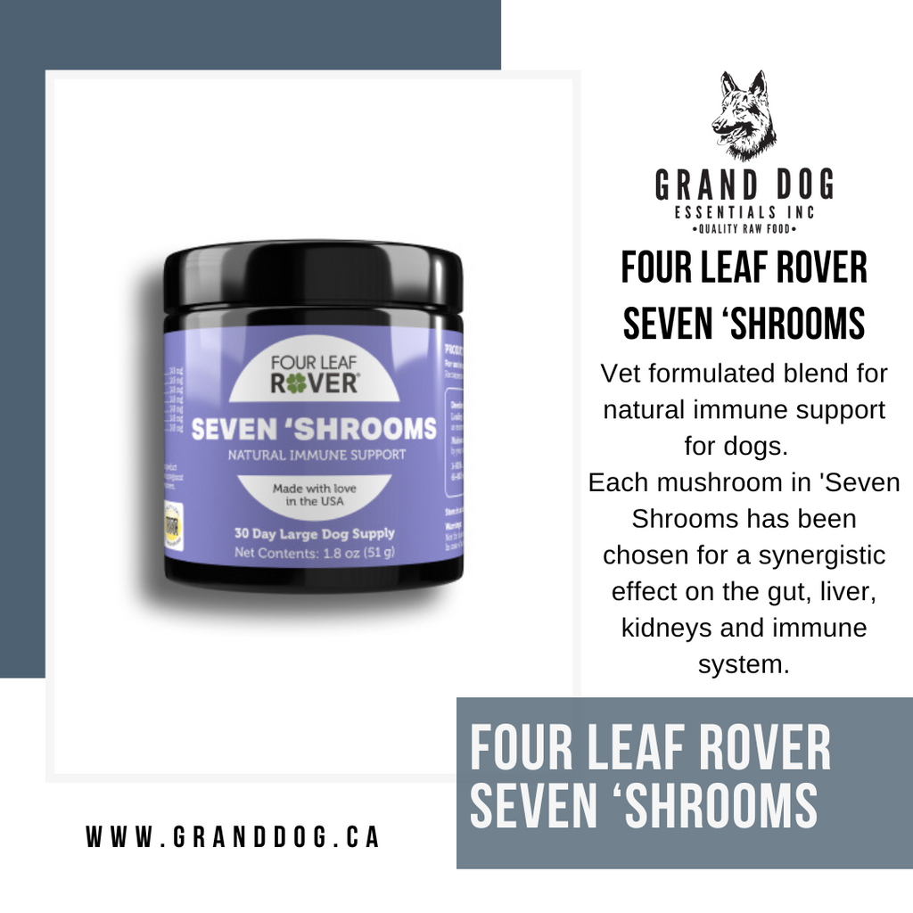 4LR Seven 'Shrooms - Organic Mushroom Mix for Dogs – Grand Dog Essentials