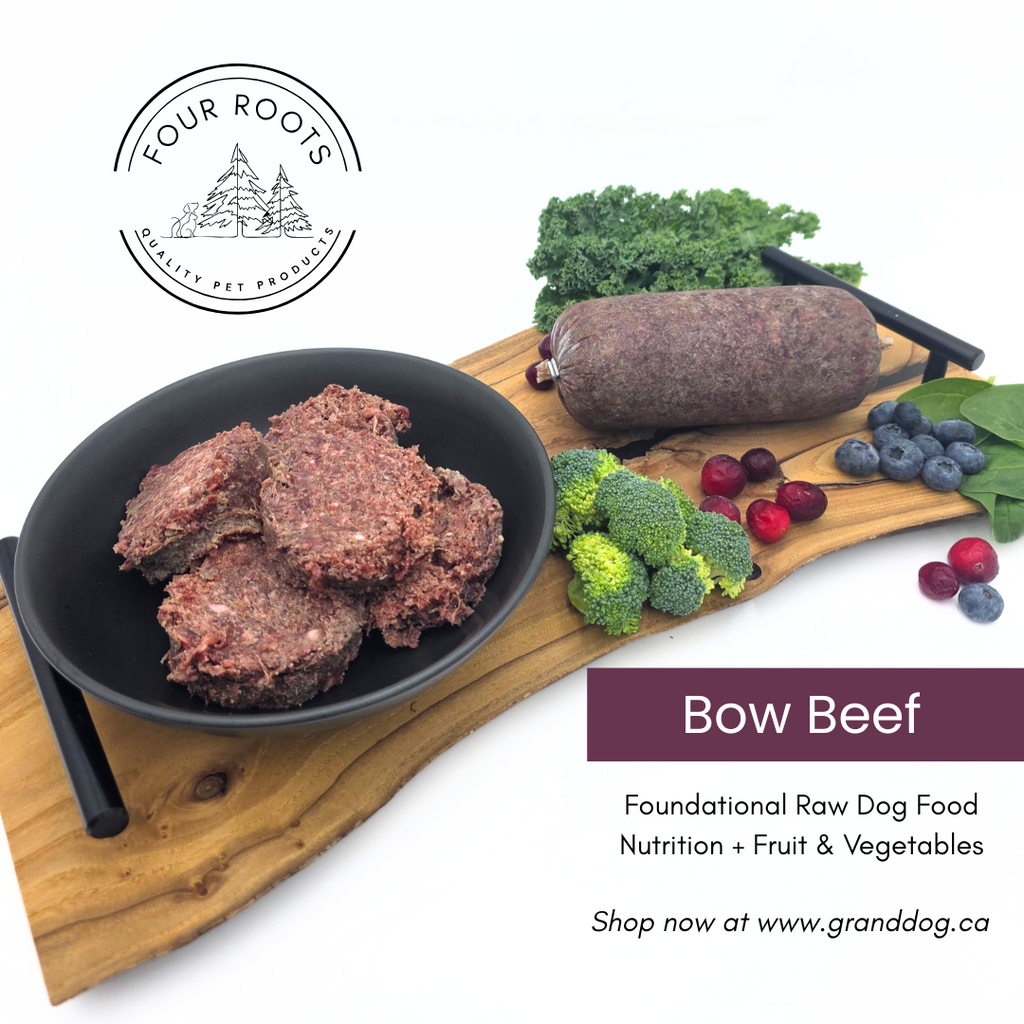 Four Roots Bow Beef Raw Dog Food – Grand Dog Essentials